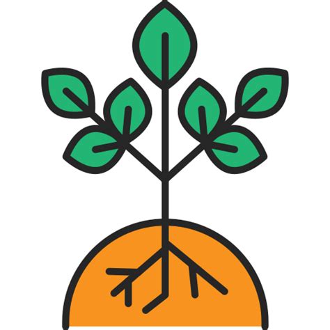 Seedling Generic Outline Color Icon