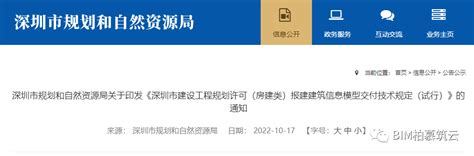 Bim快讯 《深圳市建设工程规划许可房建类报建bim交付技术规定》正式发布 知乎