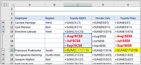 How To Consolidate Data From Multiple Worksheets In Excel Data Cycle