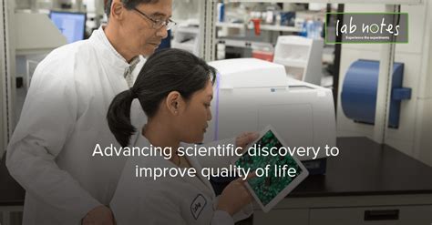 Advancing Scientific Discovery To Improve Quality Of Life