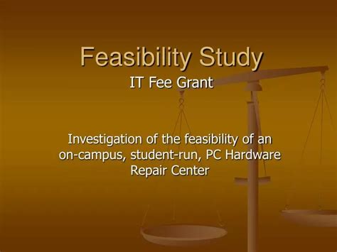 PPT Feasibility Study PowerPoint Presentation Free Download ID 6570764