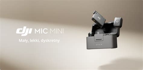 Dji Mic Mini 2 Tx 1 Rx Etui ładujące System Mikrofonów