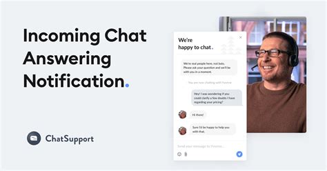 Receiving Notifications For Incoming Chats