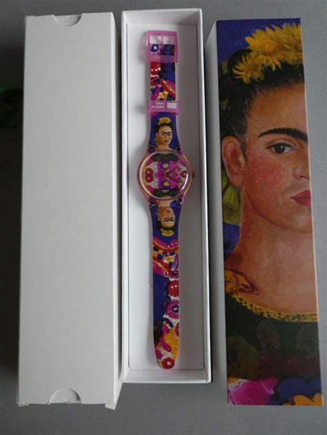 Swatch Suoz341 The Frame By Frida Kahlo Mit Neuer Batterie Kaufen
