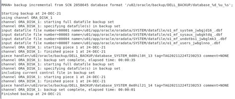Standby Database Refresh Using Rman Incremental Scn Backup Oracleagent Blog
