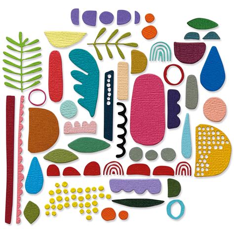 Sizzix Thinlits Dies Abstract Elements By Tim Holtz