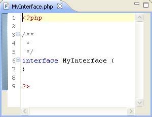 Creating A New PHP Interface Zend Studio 10 0 10 1