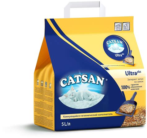 Комкующийся наполнитель Catsan Ultra Plus, 5 л — купить по выгодной ...