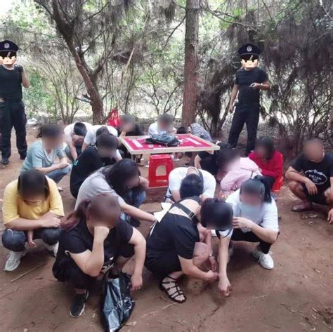 出事了！吉安26名男女在深山老林被警方带走，快收手吧~人员