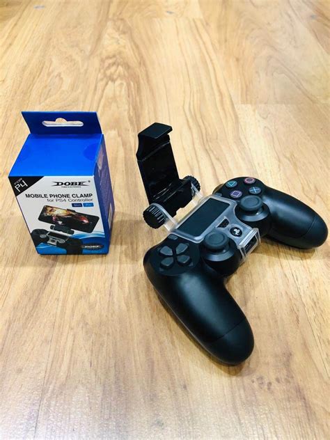 Dobe Mobile Phone Clamp For Ps4 Controller Slimpro Black New Pgmall