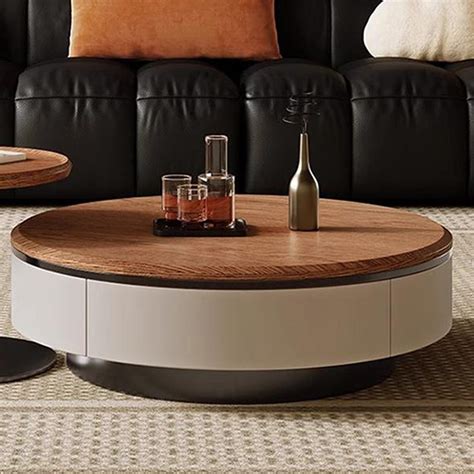 Bkoksety Solid Wood Round Simple Retro Style Tea Table Wayfair