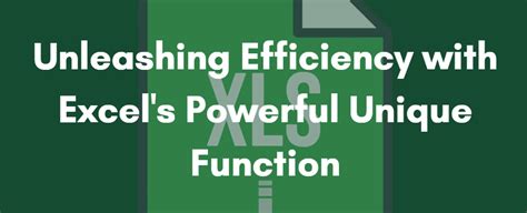How To Use The Unique Function In Excel Softwarekeep