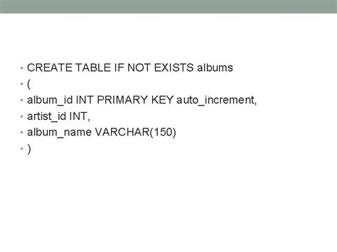 WORKING WITH DATABASES The Basics Of My SQL