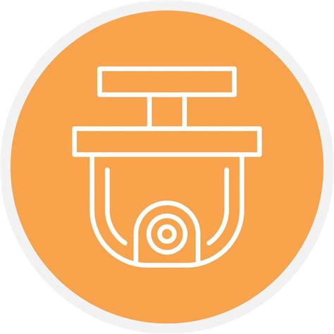 Security Camera Line Circle Vector Art At Vecteezy