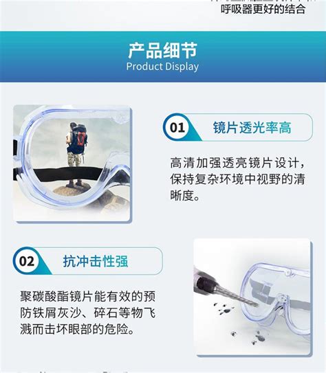 医用护目镜 防疫高清头戴式隔离防护眼罩 医用护目镜 河南乃缦医疗科技有限公司