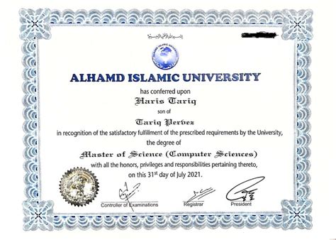 Haris Tariq On Linkedin Completed Mscs