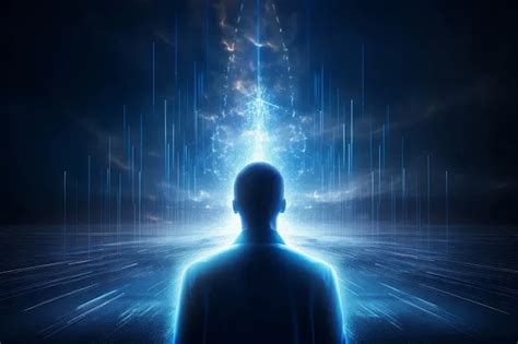 【ai数字艺术】人工智能大脑神经网络科技背景图图片下载