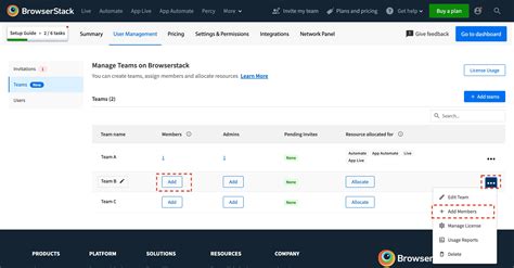 Create Manage Multiple Teams Within The Organization Account