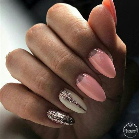 35 шикарных идей маникюра на овальную форму ногтей Pretty Nails