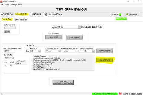 Tsw40rf82evm Tsw40rf82evm Dac Clock Mode Data Converters Forum Data Converters Ti E2e