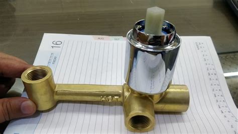Kpm Brass Forged Diverter Assembled For Wash Basin Spout For Bathroom