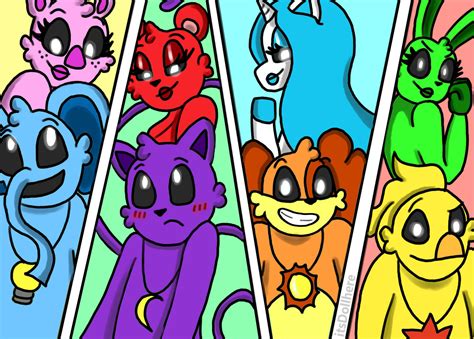 Smiling Critters Couples By Itsdollhere On Deviantart