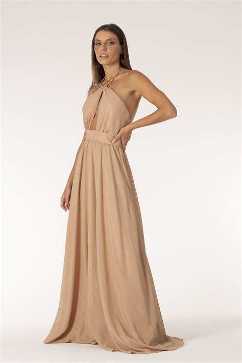 Vestido Leonor Nude D A Couture