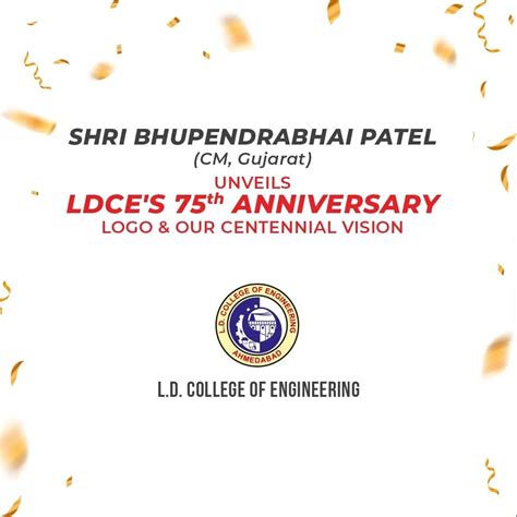 Ld 75 Logo Launching With Hon Shri Bhupendrabhai Patel Photo