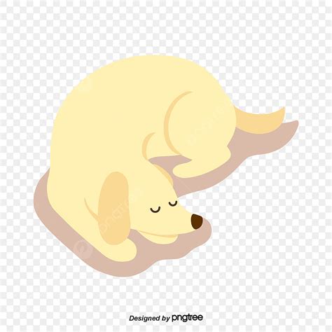 노란색 귀엽게 자는 강아지 동물 귀엽다 개 강아지 Png 일러스트 및 벡터 에 대한 무료 다운로드 Pngtree