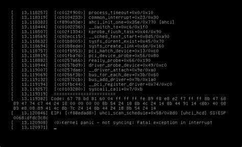 Ubuntu LiveCD Iso Boot Into VMWare Kernel Panic Unix Linux Stack