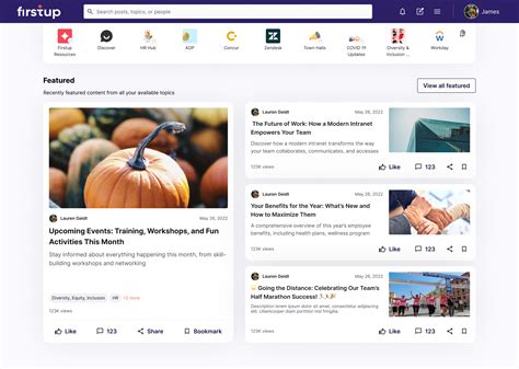 Concur Productivity Integration Firstup