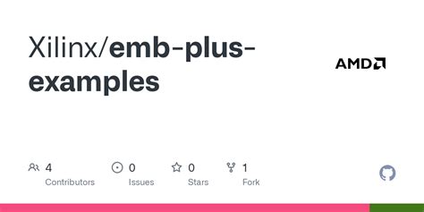 Github Xilinx Emb Plus Examples