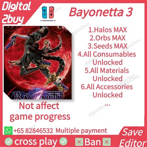 Bayonetta 3 Save Editor Save Modding Bayonetta 3 Video Gaming Video