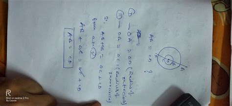In Fig 1527 A Line L Intersects The Two Concentric Circles With