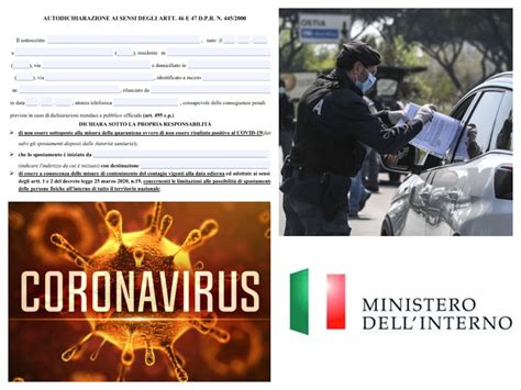 Coronavirus Fase 2 Ecco Il Nuovo Modello Di Autocertificazione Scaricalo