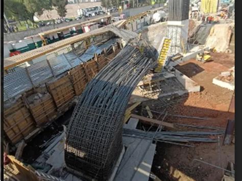 Incidente En Obra Del Tren Elevado Responsabilidad Está Siendo