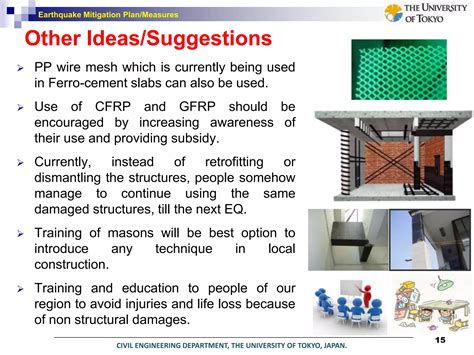 Earthquake Mitigation Plan And Measures Pptx