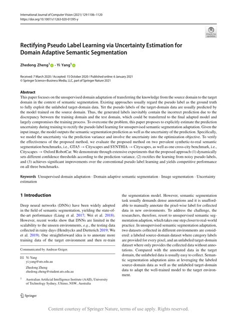 Rectifying Pseudo Label Learning Via Uncertainty Estimation For Domain Adaptive Semantic