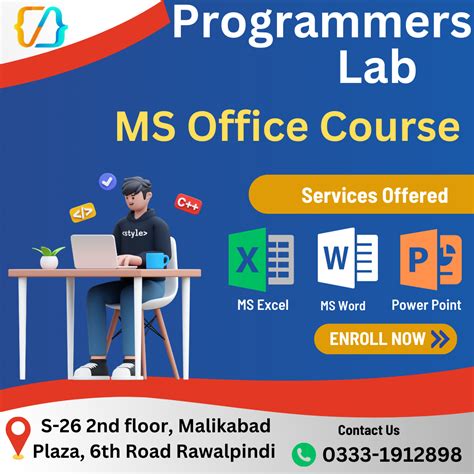 Ms Office Course In Rawalpindi Islamabad By Programmers Lab Training