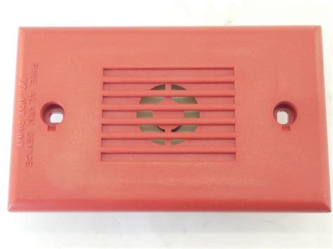 wheelock miz 24s r fire alarm mini horn 75 85dba 16 33vdc 0 12 0 24a