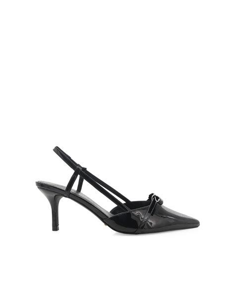 Daisy Black Patent Billini Usa