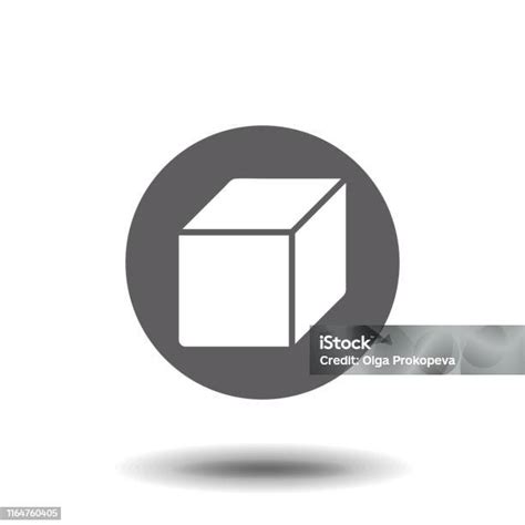 아이소메트릭 큐브 벡터 아이콘입니다 3d 정사각형 기호입니다 상자 기호 0명에 대한 스톡 벡터 아트 및 기타 이미지 0명 건축 공란 Istock