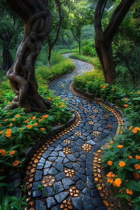 Garden Path Walkways Design Creating Beautiful Garden Path Walkways Design Ideas Decoration
