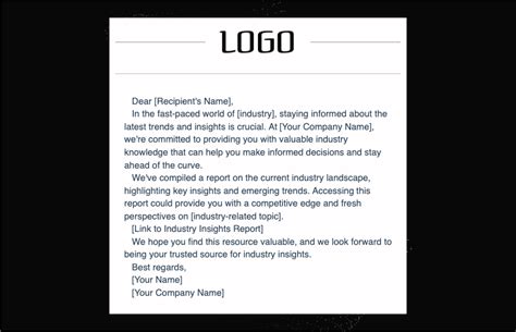 Industry Insights Email Template B2b Cold Email Templates Mailsoftly