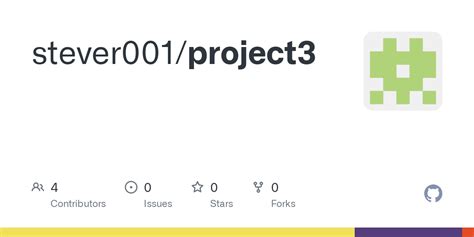 GitHub Stever001 Project3