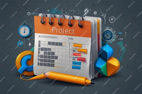 Project Task Management And Effective Time Planning Tools Project Development Icon 3d Vector