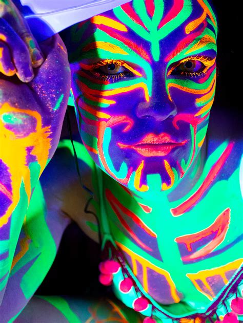 Neon Naked Life Drawing Unique UV Art Experience London Events