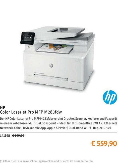 Hp Color Laserjet Pro Mfp M283fdw Angebot bei Gravis - 1Prospekte.de
