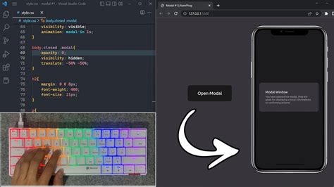 Asmr Programming Modern Popup Ui Design No Talking Youtube