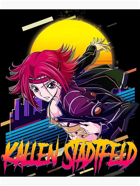 Code Geass Kallen Poster For Sale By Thuetangras Redbubble
